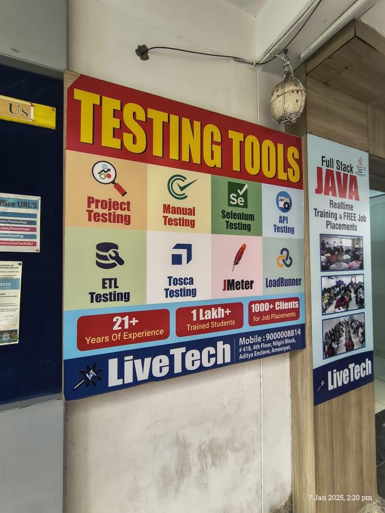 Livetech Hyderabad: Reviews, Fees, Address, Contact
